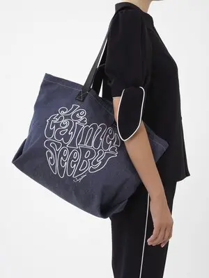 See By Chloé Je T'aime Denim Tote Bag