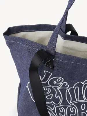 See By Chloé Je T'aime Denim Tote Bag