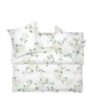 SCHLOSSBERG Satin Hortensia Super King Duvet Set - White