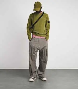 Stone Island Coated-nylon Logo Cross-body Bag