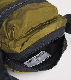 Stone Island Coated-nylon Logo Cross-body Bag