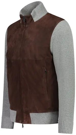 Paul & Shark Zippered Knitted Cardigan