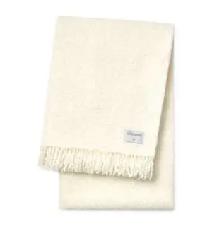 SCHLOSSBERG Alpaca Sora Throw - Ivory