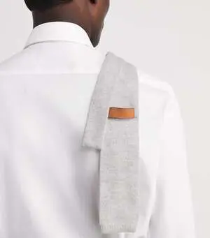 Eleventy Cashmere Knitted Neck Tie