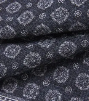 Eleventy Cotton-wool Pocket Square
