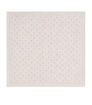 Eleventy Cotton-wool Pocket Square - Ivory