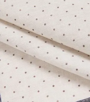 Eleventy Cotton-wool Geometric Pocket Square