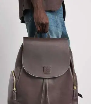 Eleventy Leather Backpack