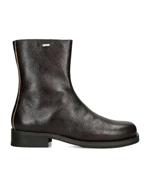 Our Legacy Leather Camion Ankle Boots