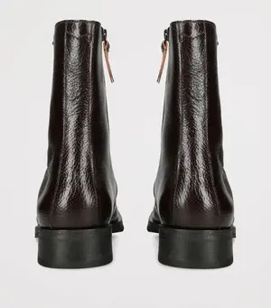 Our Legacy Leather Camion Ankle Boots
