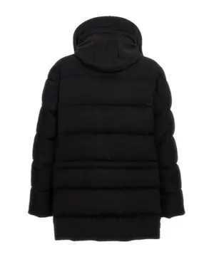 MOORER Davide-lsl Hooded Down Jacket - Black