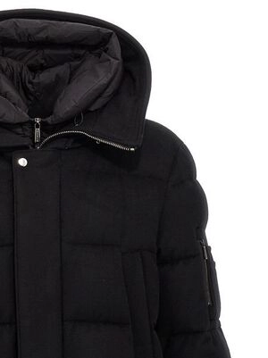 MOORER Davide-lsl Hooded Down Jacket - Black