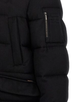 MOORER Davide-lsl Hooded Down Jacket - Black