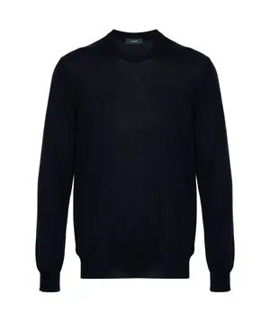 ZANONE Crewneck Jumper - Midnight Blue