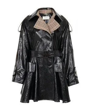 Chloé Double-breasted Short Riding Coat