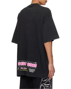 Vetements Slogan Printed Crewneck T-shirt