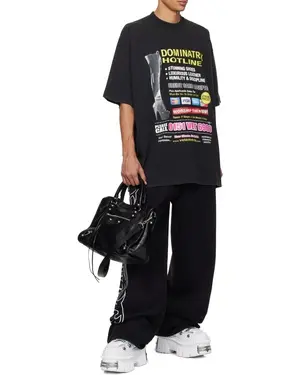 Vetements Slogan Printed Crewneck T-shirt