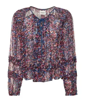 Isabel Marant Étoile Felipa Printed Viscose Top - Multicolor