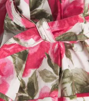 Chloé Cotton Cropped Floral Top