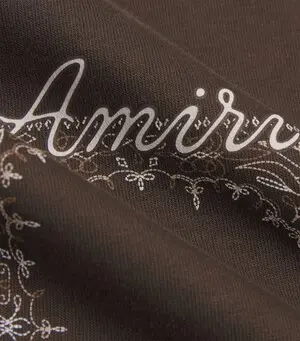 Amiri Cotton Quad Bandana T-shirt