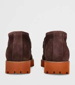Valentino Garavani Suede Lord Chunky Loafers