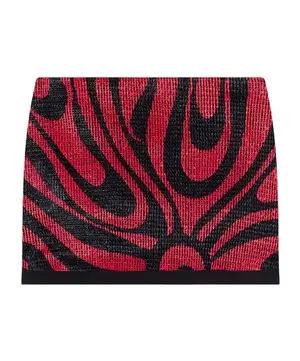 Emilio Pucci Rafia Wrap Skirt - Black