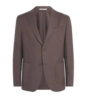 Eleventy Silk-cashmere Unstructured Blazer