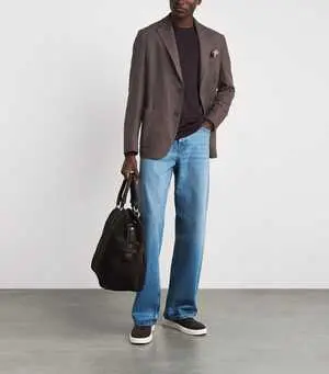 Eleventy Silk-cashmere Unstructured Blazer