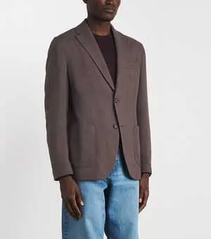 Eleventy Silk-cashmere Unstructured Blazer