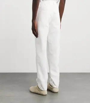 Eleventy Stretch-cotton Elasticated Trousers