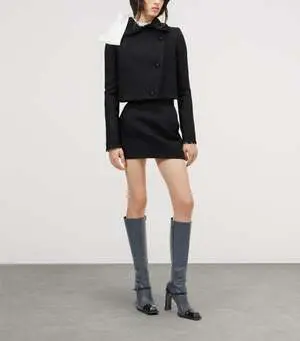 Alexander McQueen Wool-blend Tweed Jacket