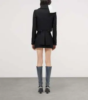 Alexander McQueen Wool-blend Tweed Jacket