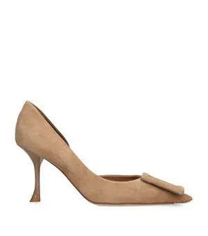 ROGER VIVIER Suede Viv In The City Pumps 85