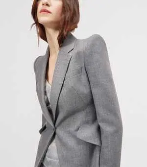 Alexander McQueen Wool Single-breasted Blazer