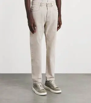 Eleventy Cotton Slim Jeans - Green