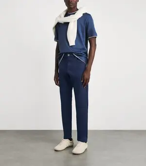 Eleventy Stretch-cotton Slim Jeans