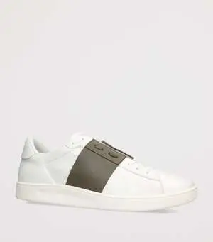 Valentino Garavani Leather Open Royco Sneakers
