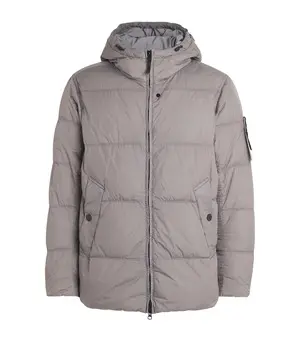 Stone Island Crinkle Reps Ny Puffer Jacket - Grey
