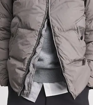 Stone Island Crinkle Reps Ny Puffer Jacket - Grey