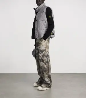 Stone Island Down-fill Crinkle Reps Ny Gilet