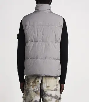 Stone Island Down-fill Crinkle Reps Ny Gilet