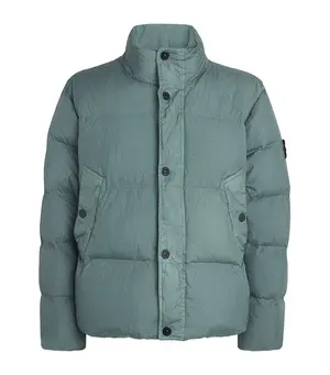 Stone Island Garment-dyed Down Jacket