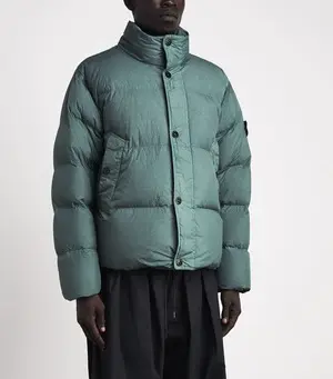 Stone Island Garment-dyed Down Jacket