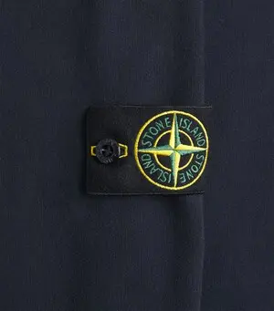 Stone Island Cotton Compass Logo Sweatshirt