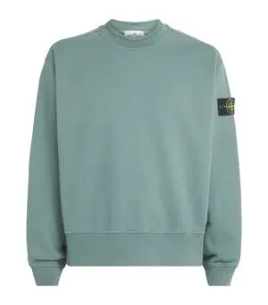 Stone Island Cotton Rib-knit Compass Sweatshirt