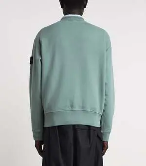 Stone Island Cotton Rib-knit Compass Sweatshirt