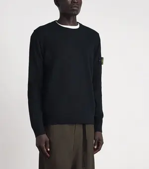 Stone Island Virgin Wool Crew-neck Sweater
