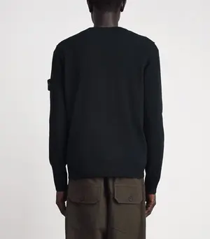 Stone Island Virgin Wool Crew-neck Sweater