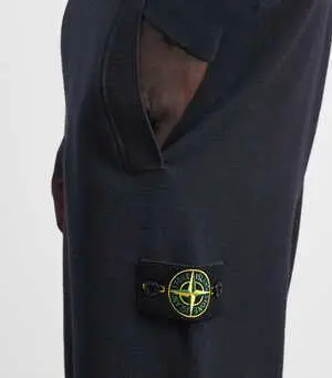 Stone Island Virgin Wool-blend Compass Sweatpants