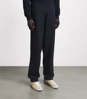 Stone Island Virgin Wool-blend Compass Sweatpants